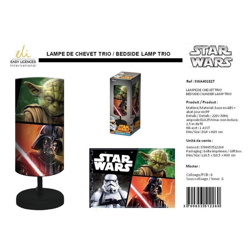 LAMPARA STAR WARS 29cm